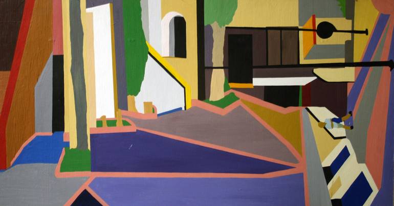 this side up or this side up Painting by Michael Corrigan | Saatchi Art