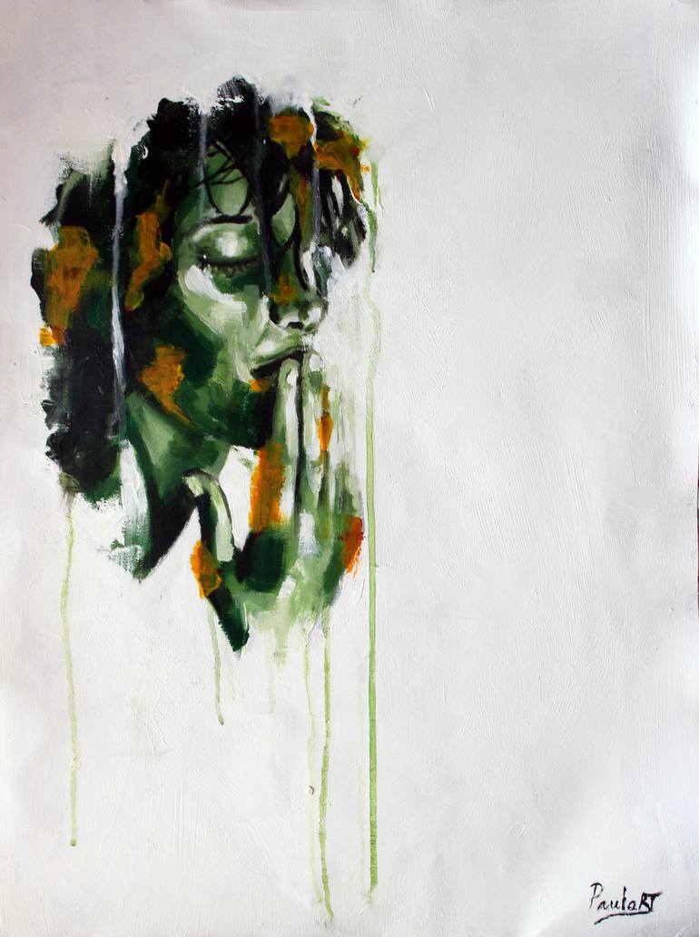 MOOD SERIES 9. RELAXED Painting by Paula Roselló | Saatchi Art