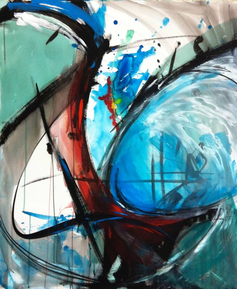 Swan Song Painting by Jen Goss | Saatchi Art