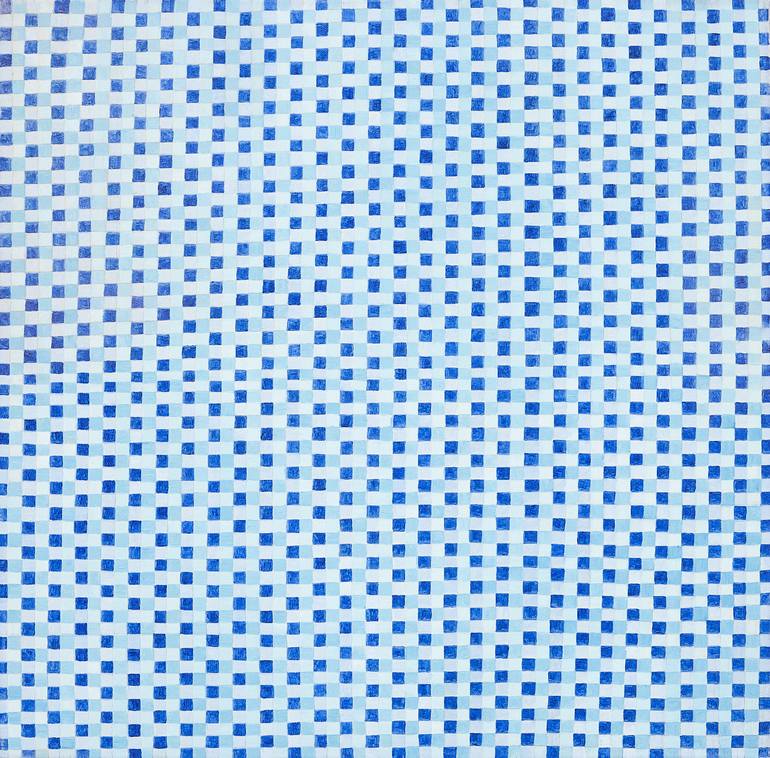 HELLBLAU-DUNKELBLAU Painting by Heidrun Eskens | Saatchi Art