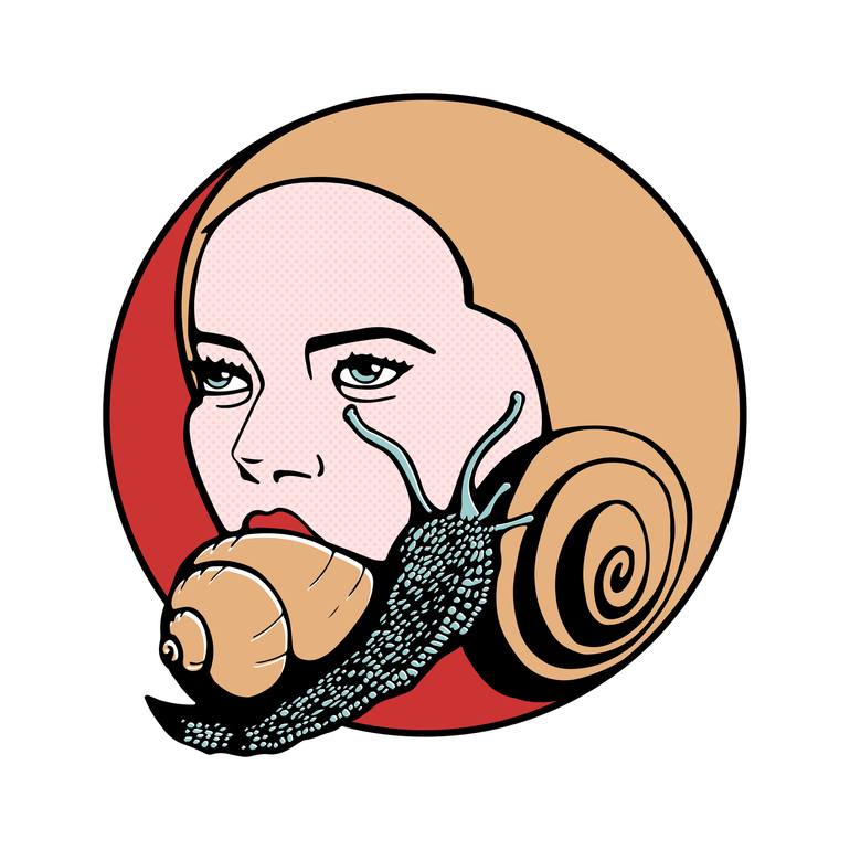 Back Into My Shell Drawing by Max Movko | Saatchi Art