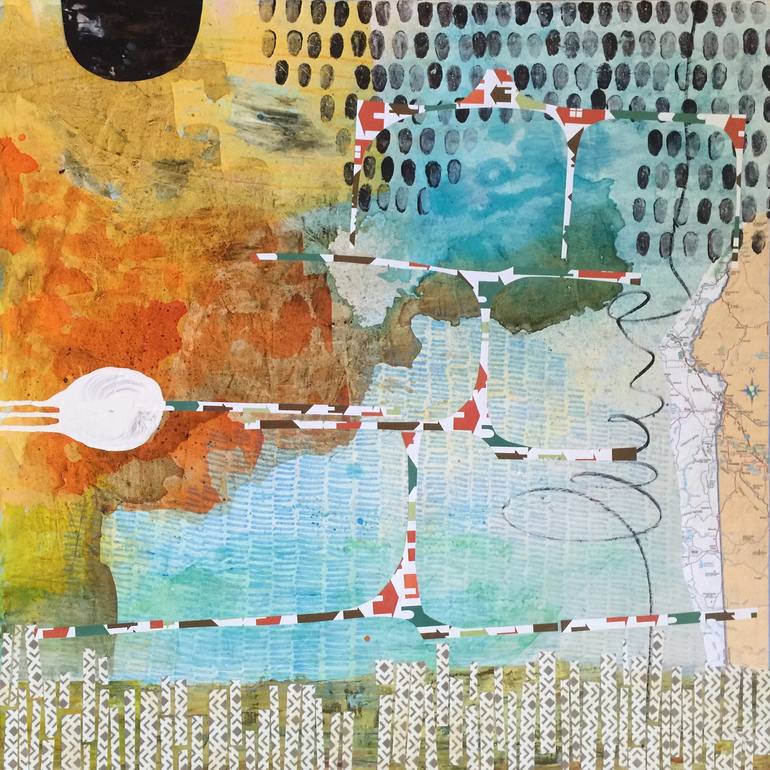 Island Bridges Painting by Victoria Estacio Huckins | Saatchi Art