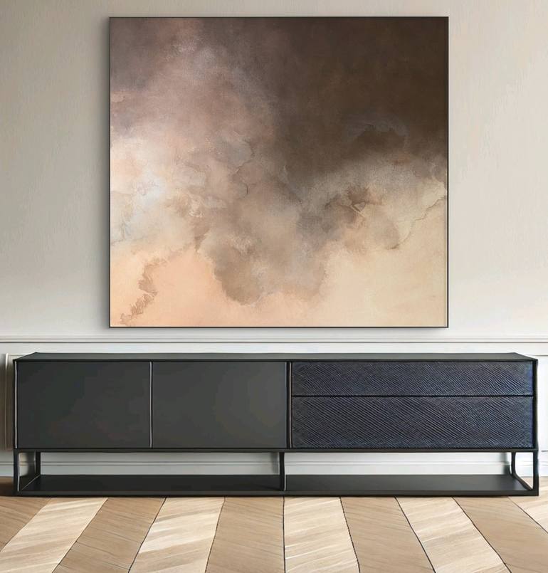 Mocha mousse Painting by Gabriela Azar Schreiner | Saatchi Art