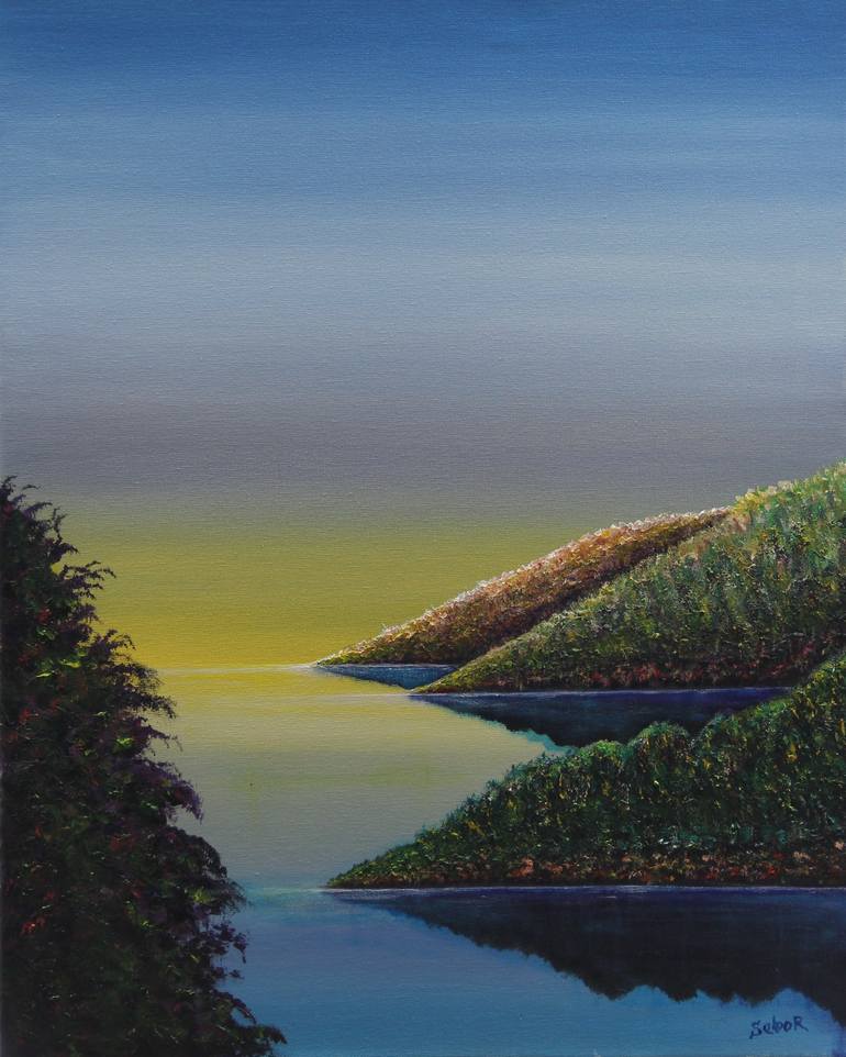 Dead Silent Painting by Serguei Borodouline | Saatchi Art