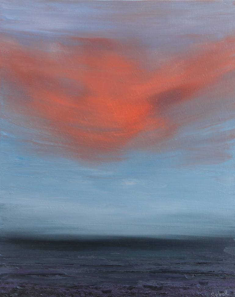 Red Cloud Painting by Serguei Borodouline | Saatchi Art
