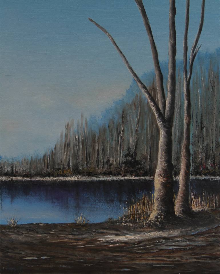 Cold Spring Painting by Serguei Borodouline | Saatchi Art