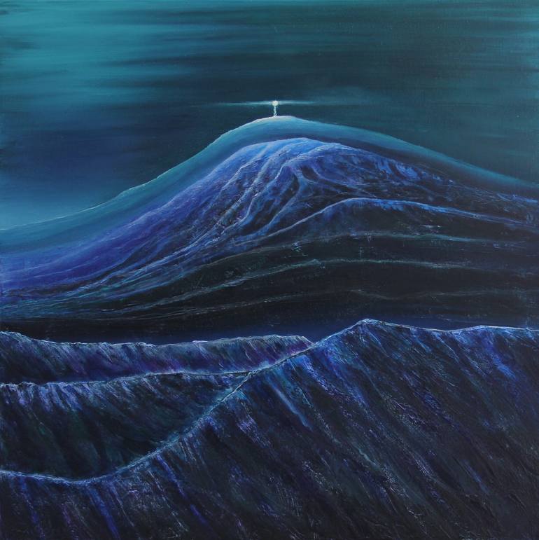Light Pole Painting by Serguei Borodouline | Saatchi Art