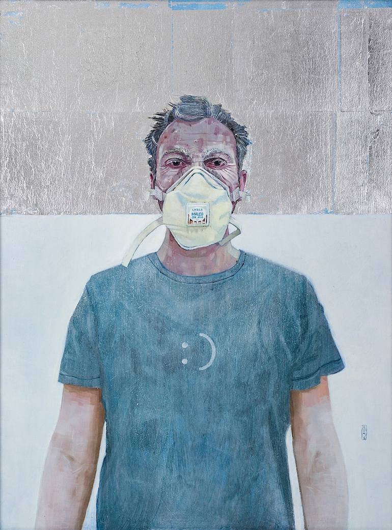 :) Jem Hobbs, Master Mason Painting by Malcolm Ashman | Saatchi Art