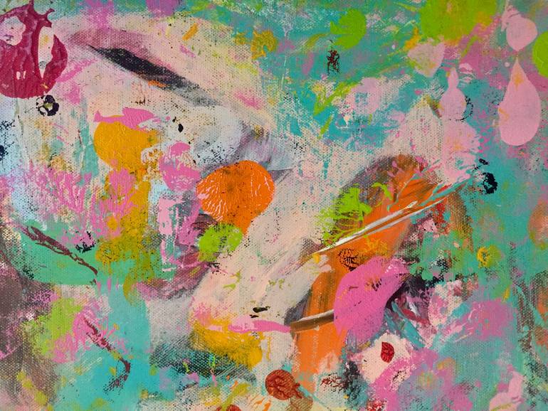 Hanami Painting by Christel Haag | Saatchi Art
