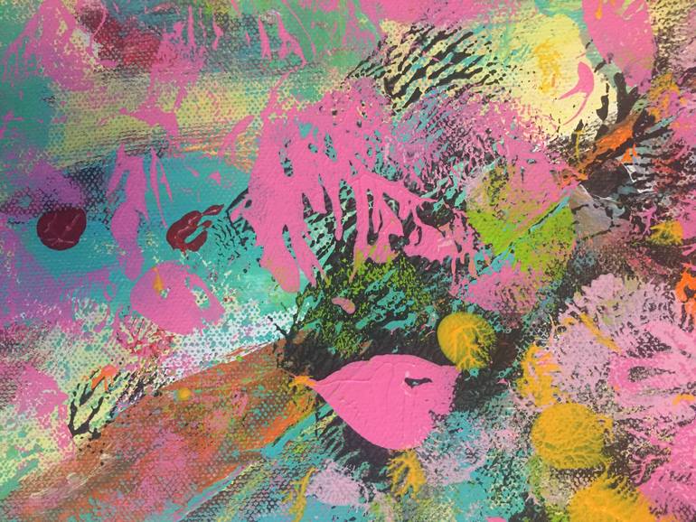 Hanami Painting by Christel Haag | Saatchi Art