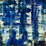 Cobalt and Cream Painting by Robert Spooner | Saatchi Art