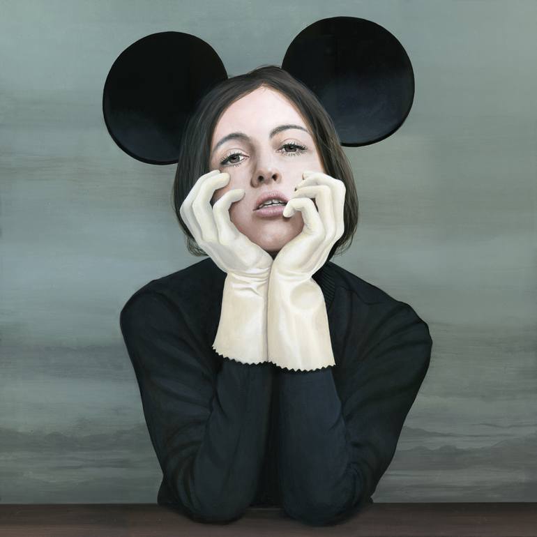 But when does Mickey Mouse arrive? Painting by Chiara Cappelletti ...