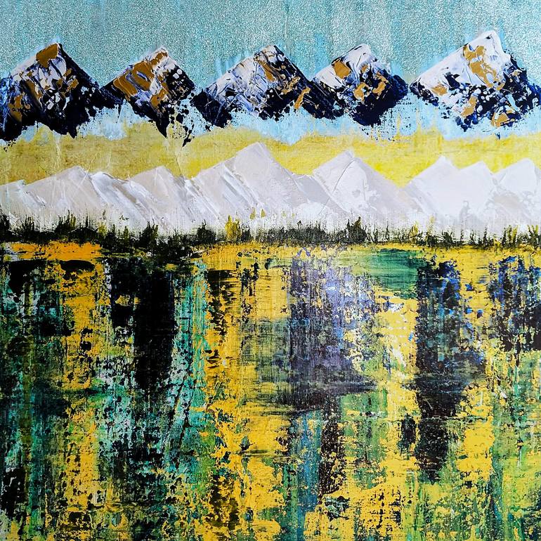 WINTER SOLSTICE Painting by Katy Tackes | Saatchi Art Germany