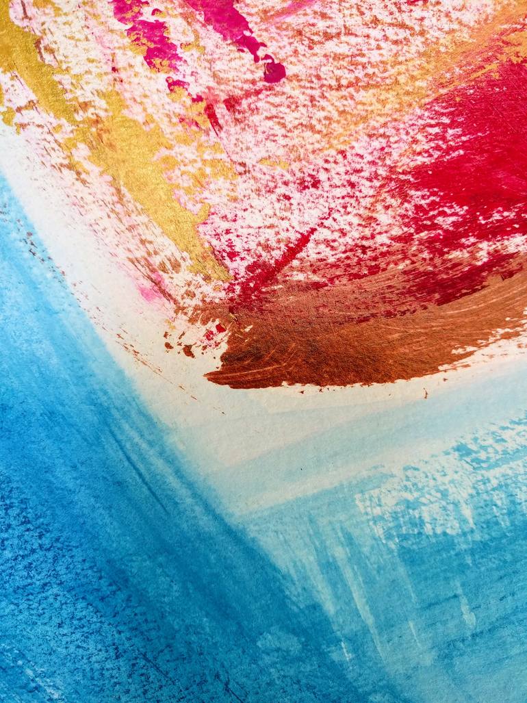 Strong Heart Awakening Painting by Katy Tackes | Saatchi Art