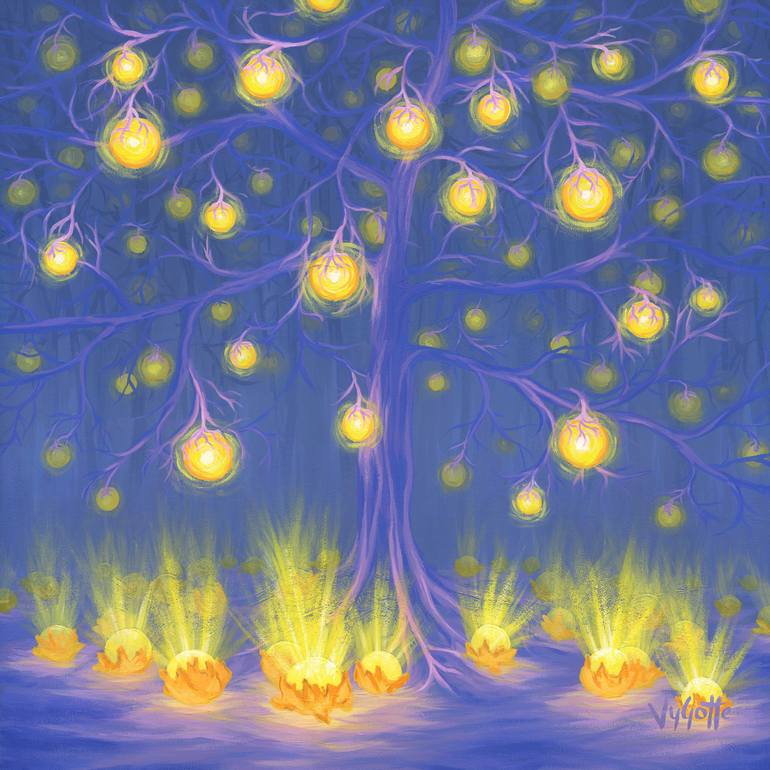 Fruits of Light Painting by Vy Gotte | Saatchi Art