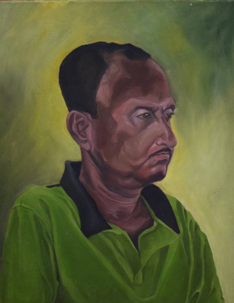portrait Painting by Amjath Ahamed | Saatchi Art