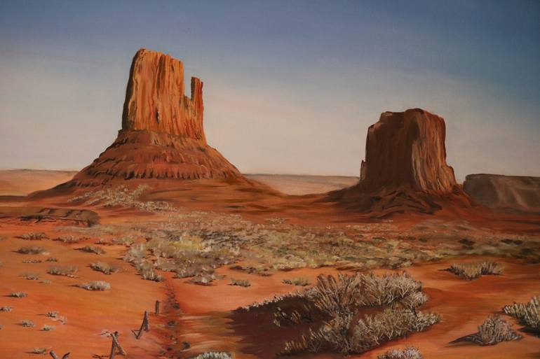 Monument Valley tribute Painting by Marco Alfieri | Saatchi Art