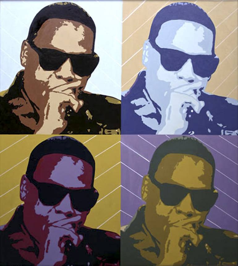 Jay Z Painting by Bob Womack | Saatchi Art