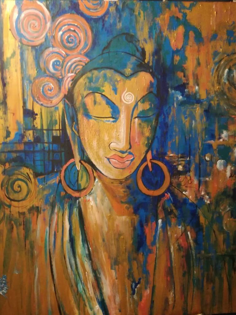 Siddhartha Painting by Anisha Samani | Saatchi Art