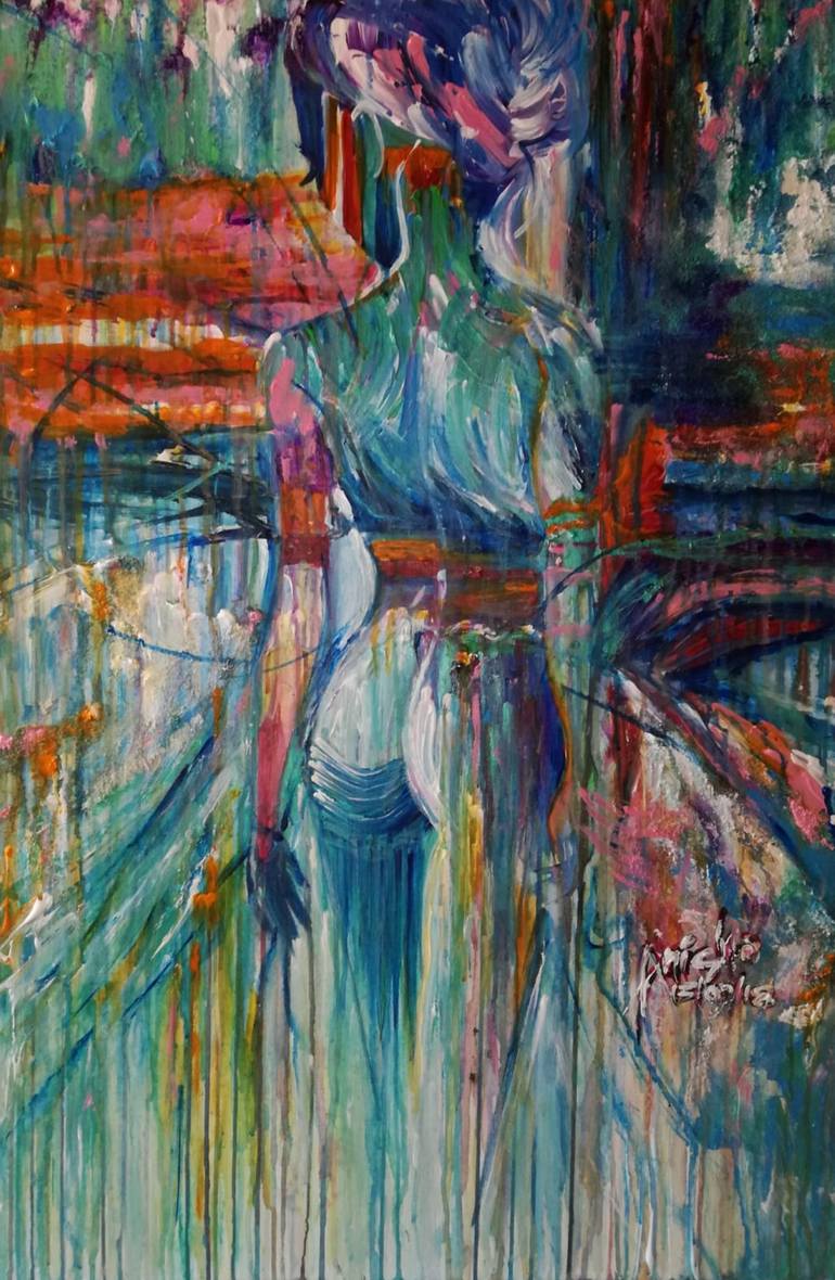 Silver Lining Painting by Anisha Samani | Saatchi Art