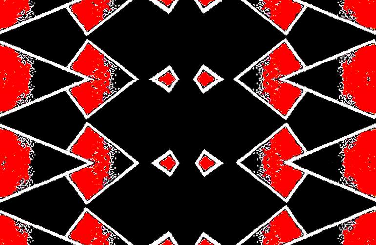 Triangles in Red and Black 12L2c Photography by Ken Lerner | Saatchi Art