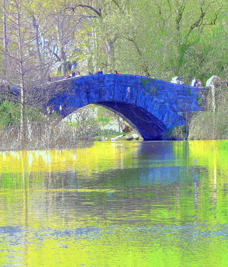 Bow Bridge Central Park Spring 1f Photography by Ken Lerner | Saatchi Art