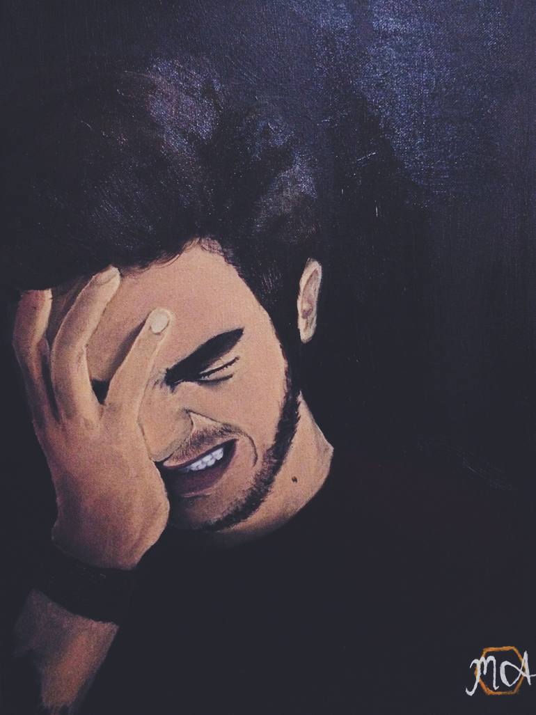 Headache Painting by Mert Atmaca | Saatchi Art