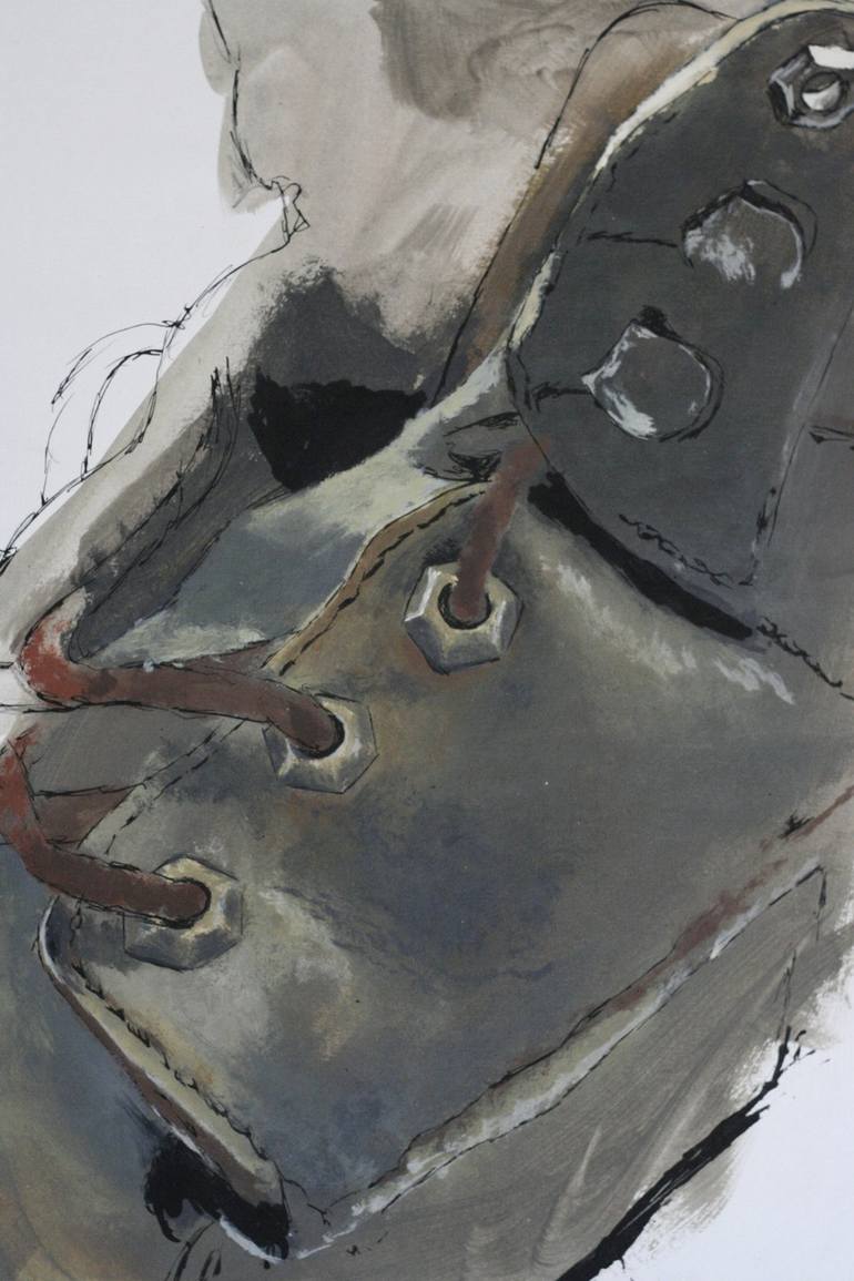 Boot Painting by Gary Whitlock | Saatchi Art