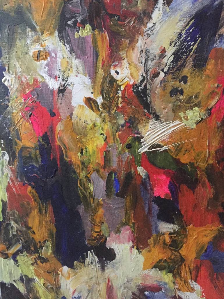 The Funeral March Painting by Kamlesh Parmar | Saatchi Art