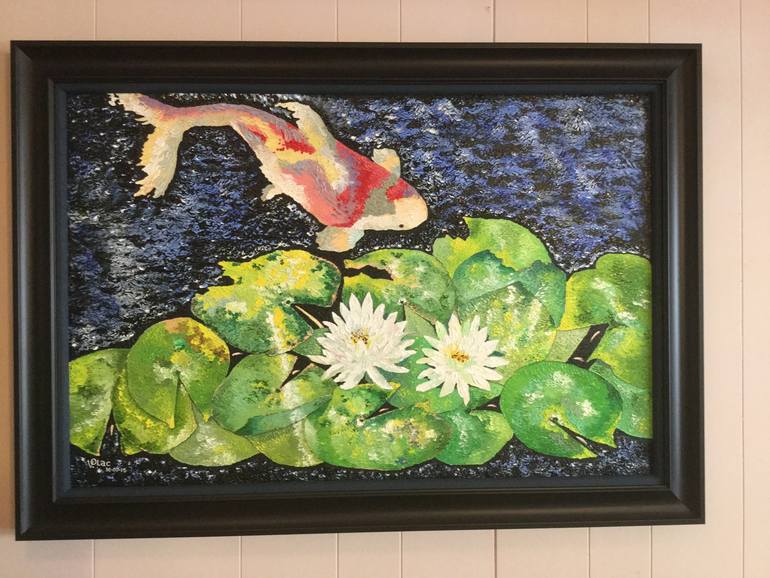 The Royal Pond Painting by Ven Olac | Saatchi Art