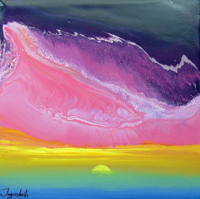 Restless Sky VI Painting by Jacob Jugashvili | Saatchi Art