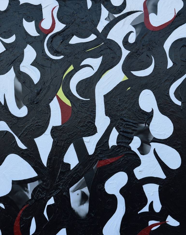 Black Bodies Collage by Curtis Frederick | Saatchi Art