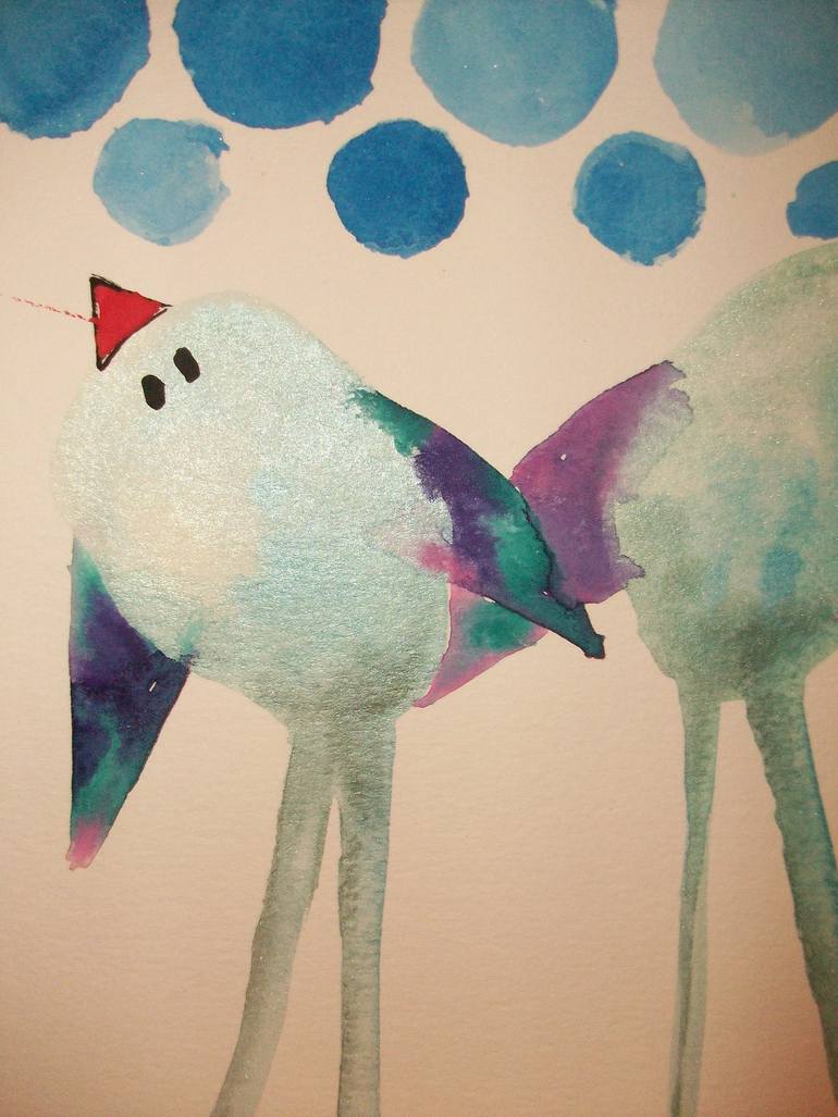 Besties.. Painting by sandy pickert | Saatchi Art