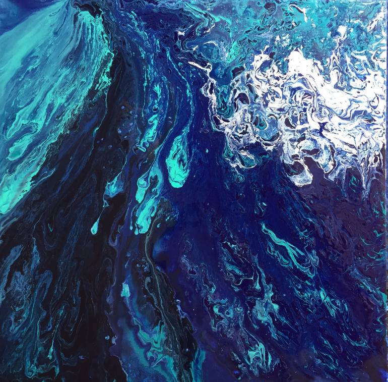 Tidal Wave Painting by Tiffany McLean | Saatchi Art