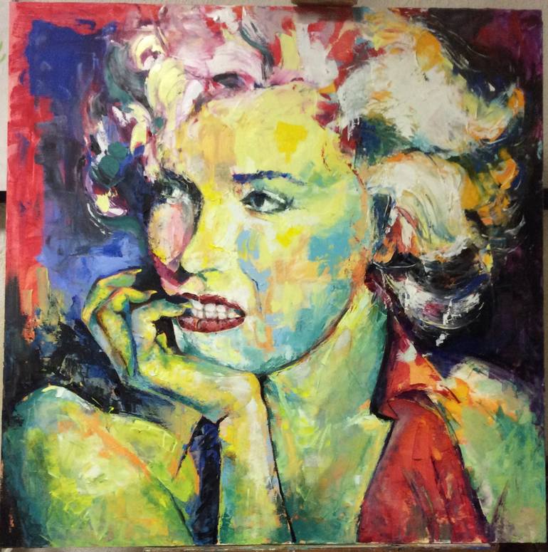 Marilyn Painting by Adele Cossi | Saatchi Art