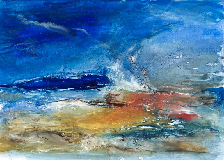 Out of the Blue Painting by Tammy Gray | Saatchi Art