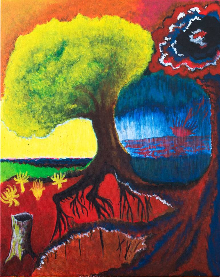 The upcoming storm Painting by odysseus dimos | Saatchi Art