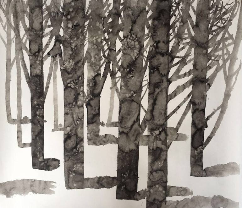 Original Natural - Tree Painting by Chinese Contemporary Art - Journey ...