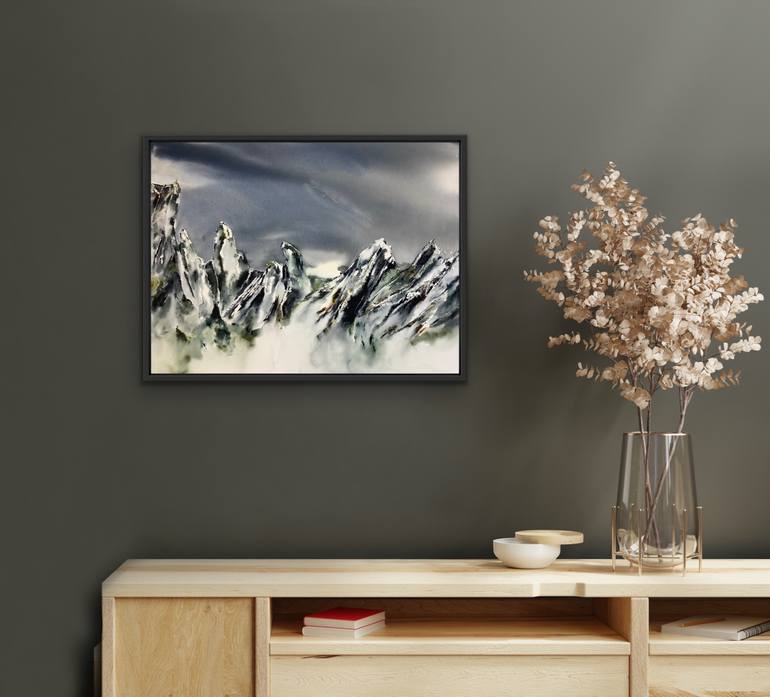 Silent Sentinels Painting by Mary Burke | Saatchi Art