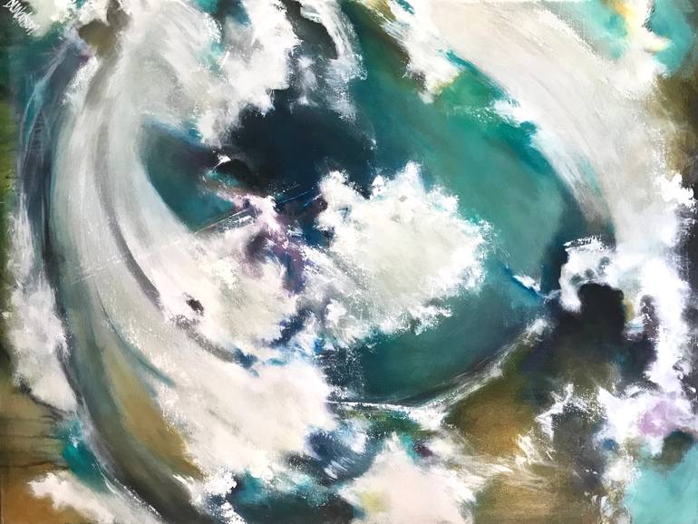 La Mer Painting by DL Watson | Saatchi Art