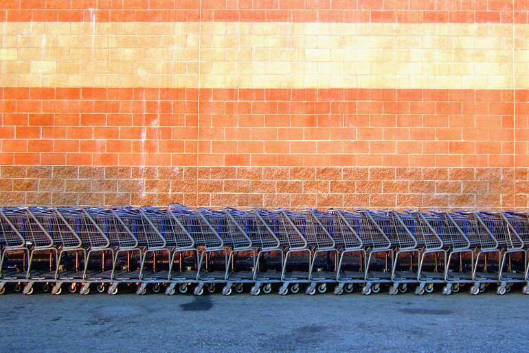 Wall & Carts - Limited Edition 1 of 5 Photography by Mitch Cullin ...