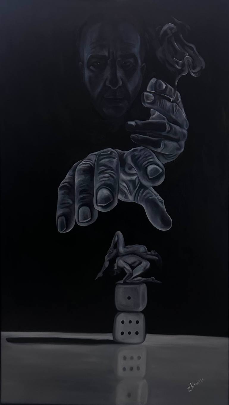 Indecent proposal Painting by Kamilla Zarbaliyeva | Saatchi Art