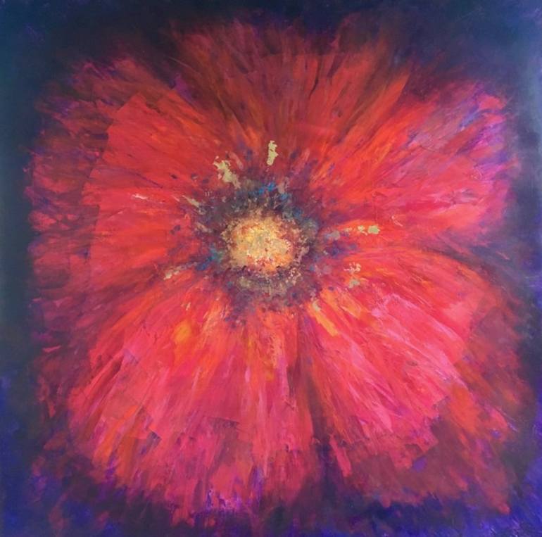 POPPY Painting by Emma Rose | Saatchi Art