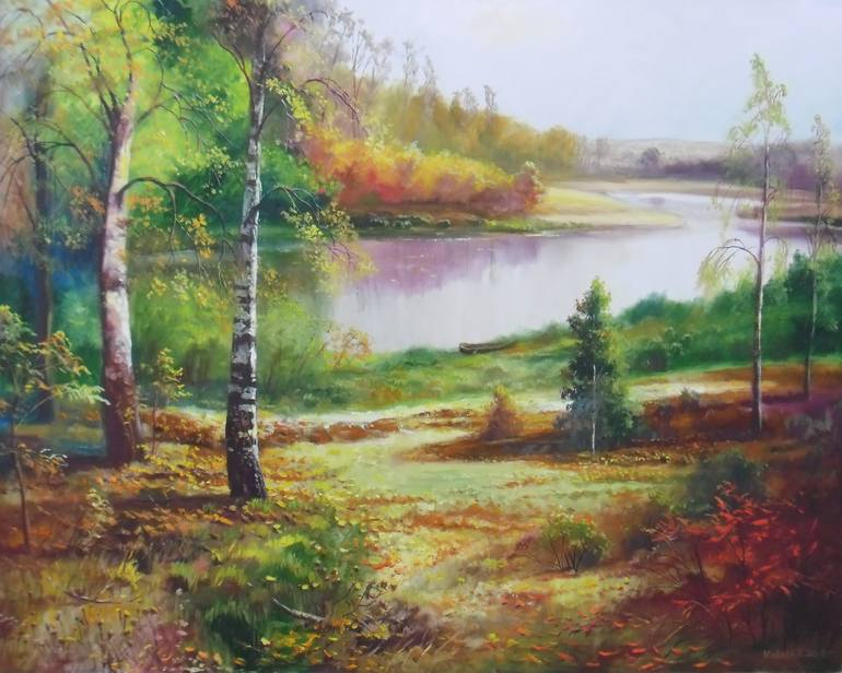 Colorful nature Painting by Alexander Koval | Saatchi Art