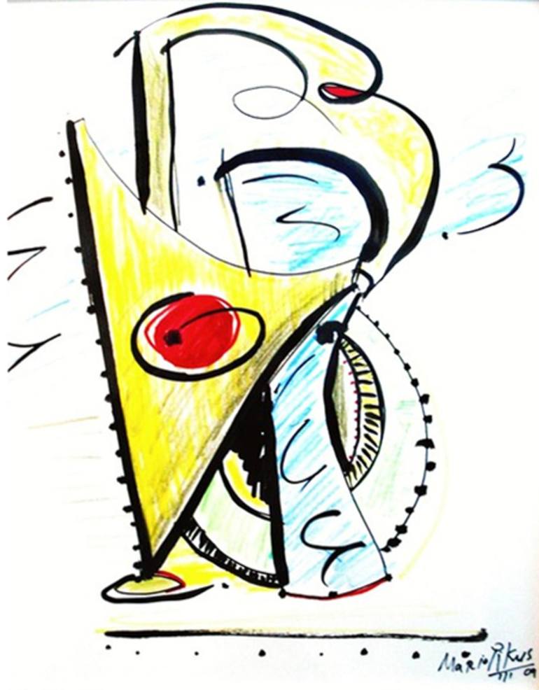 Bermuda Triangle Drawing by Mario Pikus | Saatchi Art