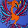 The Phoenix Reborn Painting by amy traver | Saatchi Art