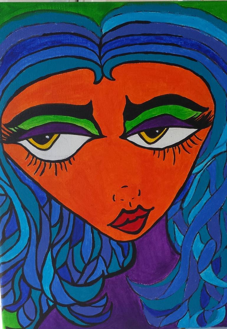 Siren Painting by amy traver | Saatchi Art