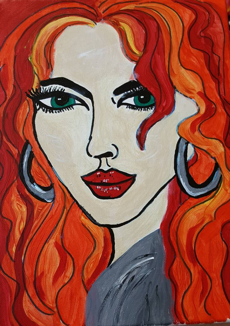 Svetlana Painting by amy traver | Saatchi Art