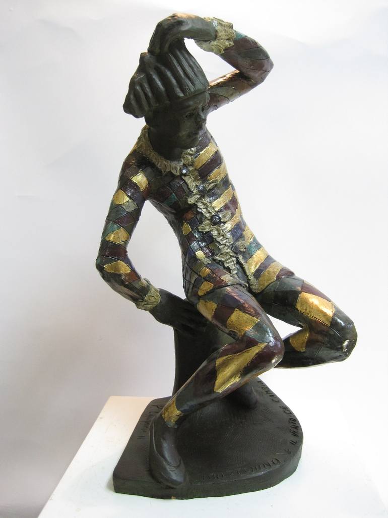 Arlecchino e il vento che cambia Sculpture by Paolo Camporese | Saatchi Art