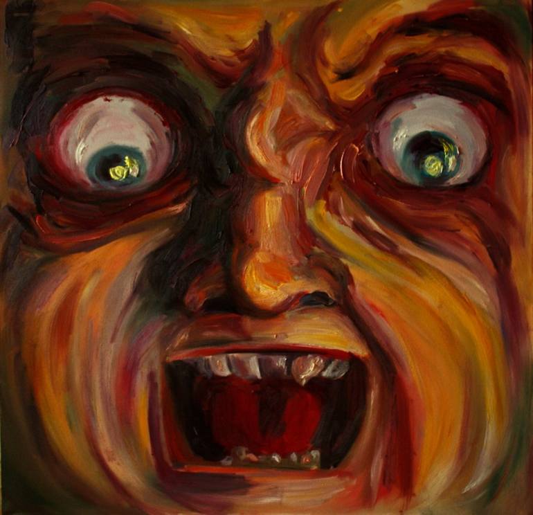 Προσωπεία - MASKS Painting by Deg Philip | Saatchi Art